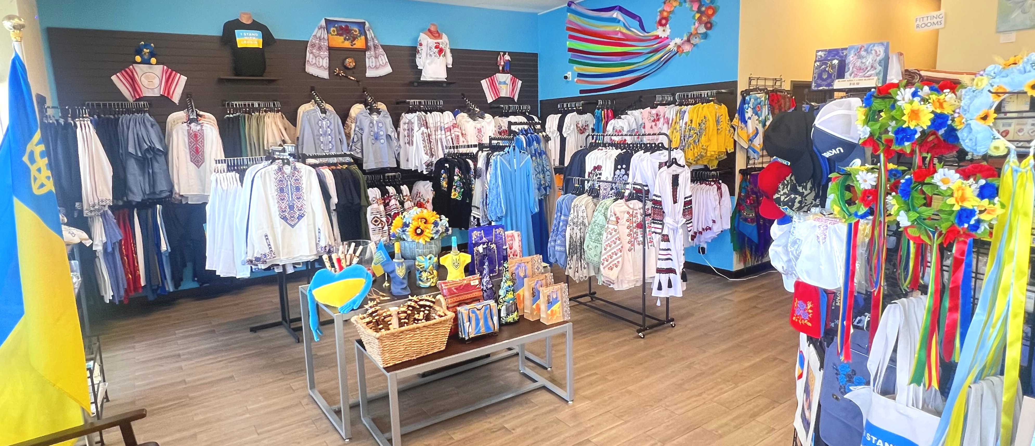 UKRAINIAN CLOTHING AND ACCESSORIES DELIVERED IN THE U.S. AND WORLDWIDE