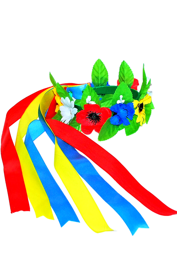 Headband "Vinok" with ribbons - Ukie Style